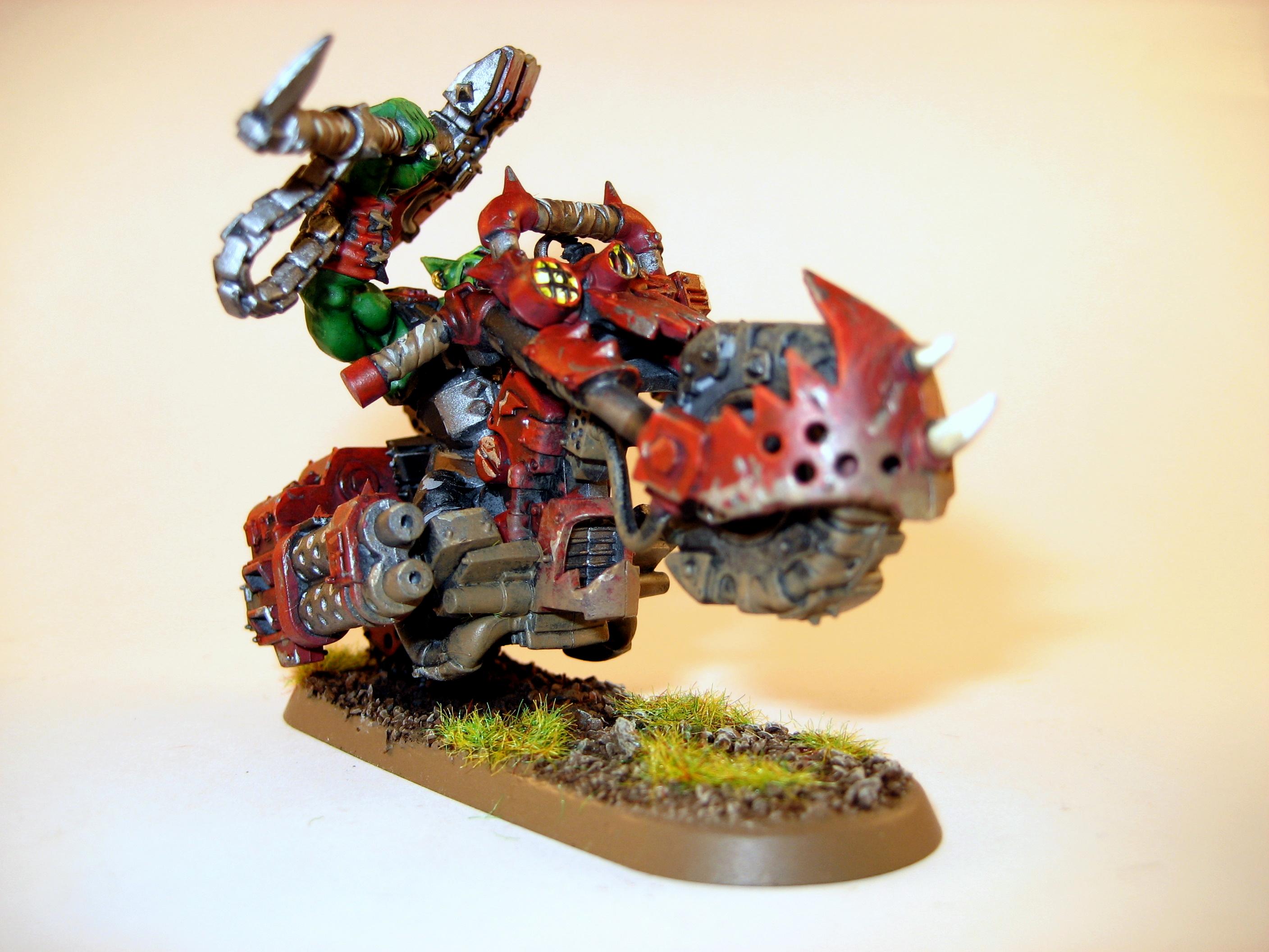 Bike, Evil Sunz, Kult Of Speed, Nob, Nob Biker, Orks, Space Ork, Warhammer 40,000 - Nob biker ...